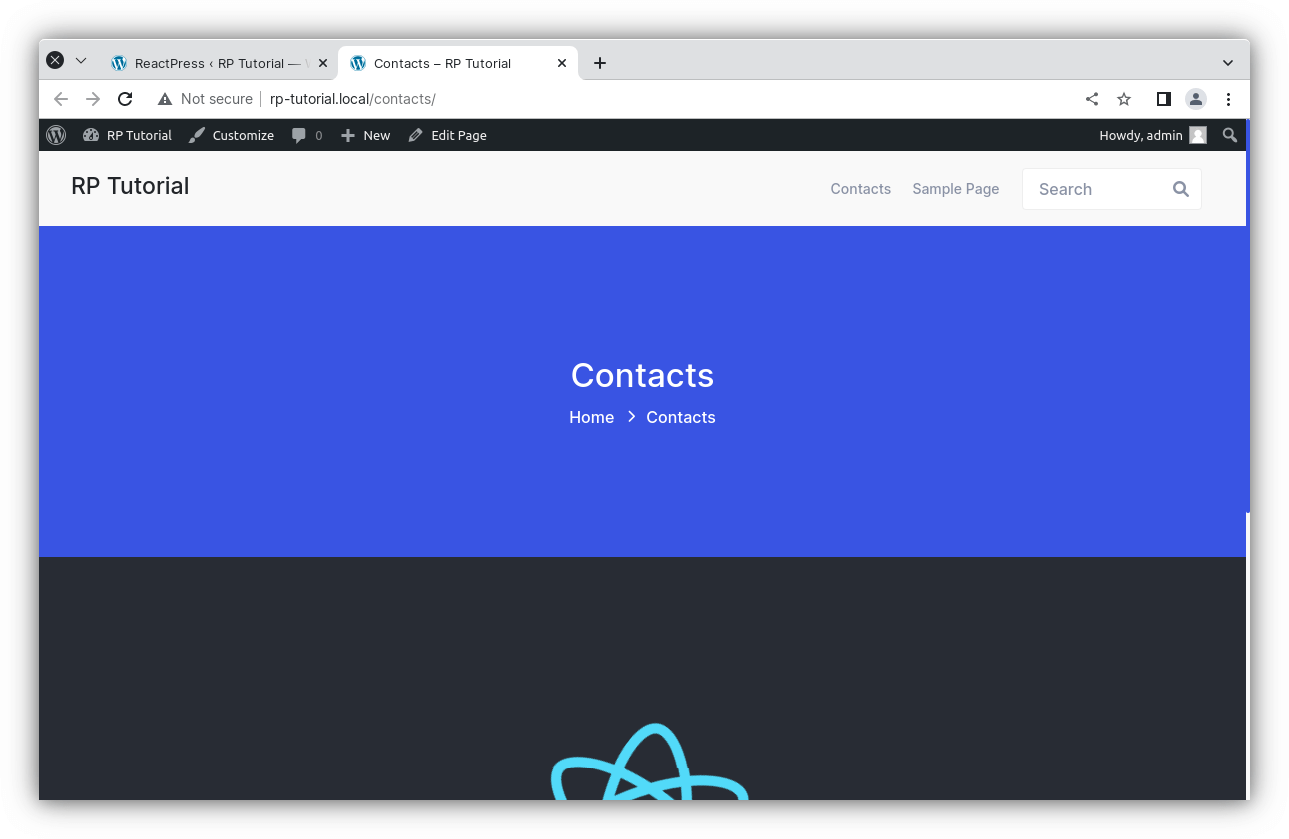 React with WordPress Tutorial - Rockiger
